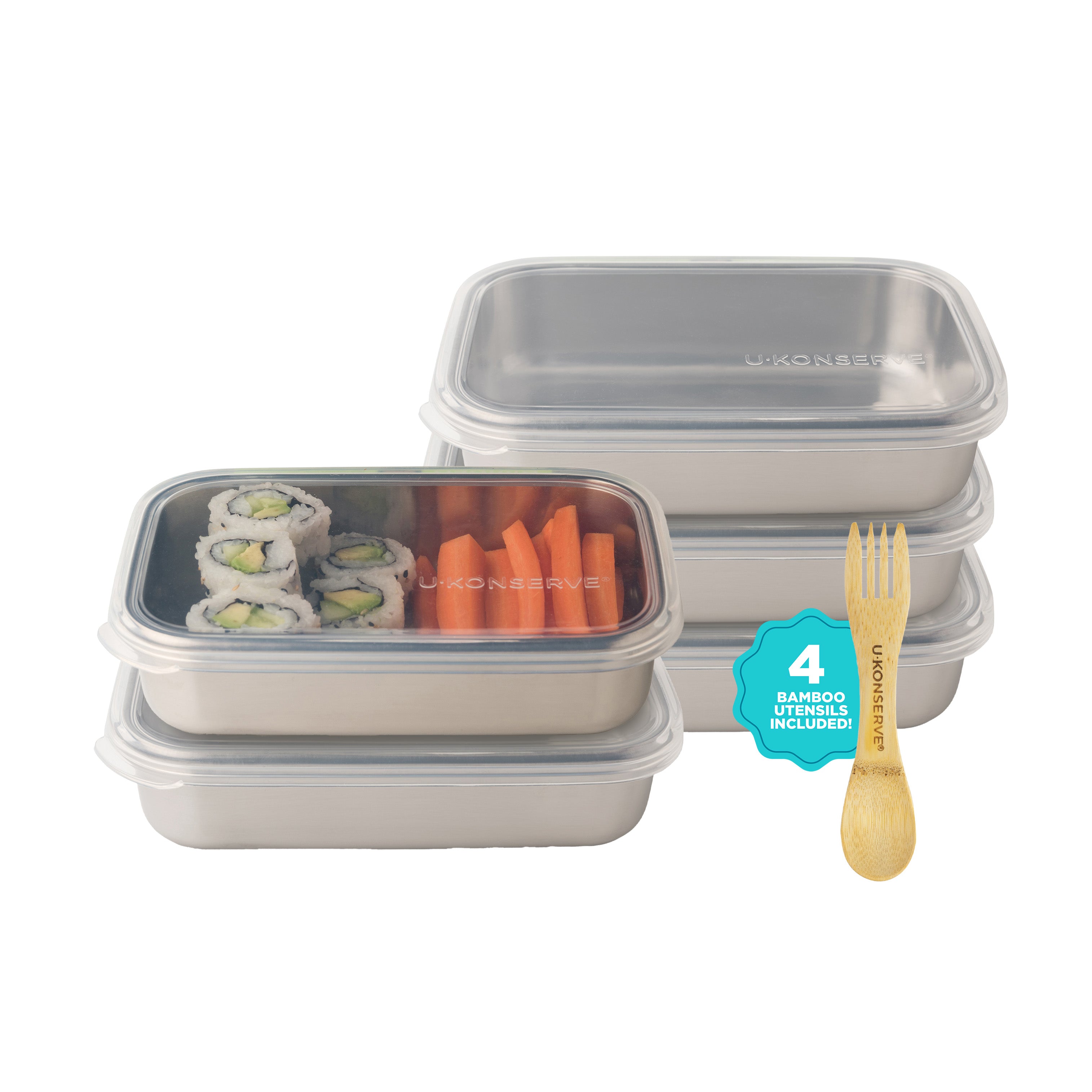 Rectangle Stainless Steel Food Container | U-Konserve