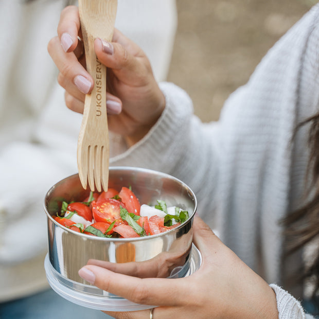 Round Stainless Steel Container W/ Silicone Lid | U-Konserve