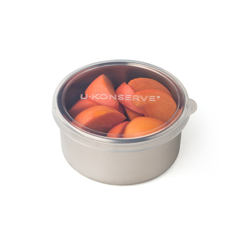 Round Stainless Steel Container W/ Silicone Lid | U-Konserve