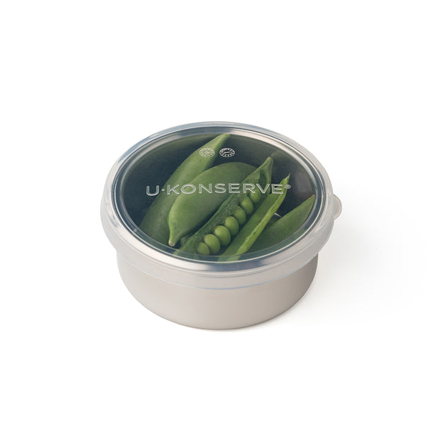 Round Stainless Steel Container W/ Silicone Lid | U-Konserve